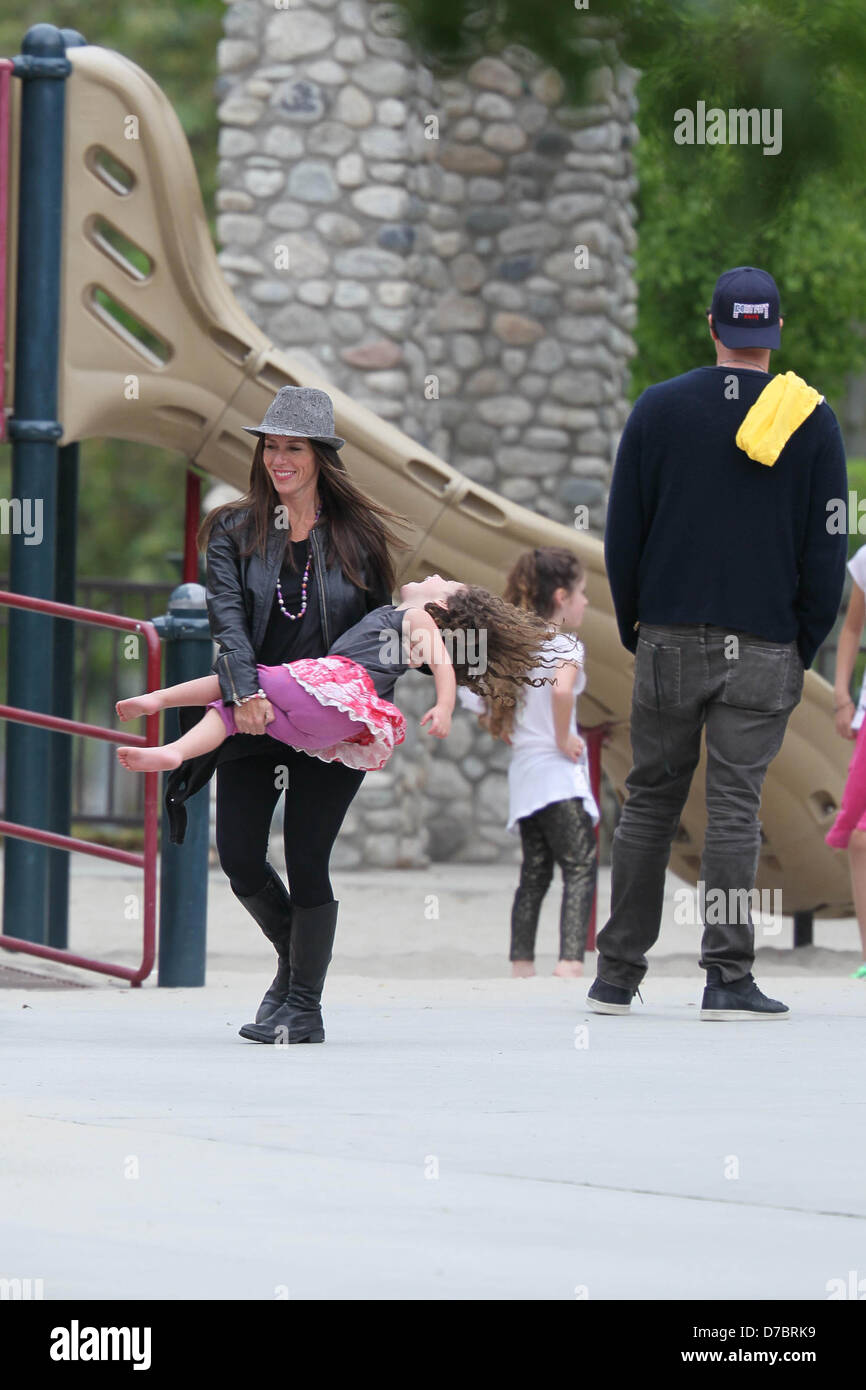 Soleil moon frye and daughter jagger joseph blue hi-res stock ...