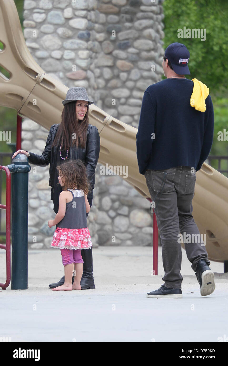 Soleil Moon Frye and her husband Jason Goldberg enjoy the day at ...