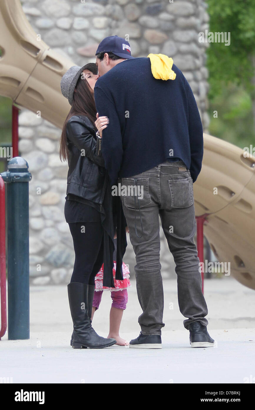 Soleil Moon Frye and her husband Jason Goldberg enjoy the day at ...