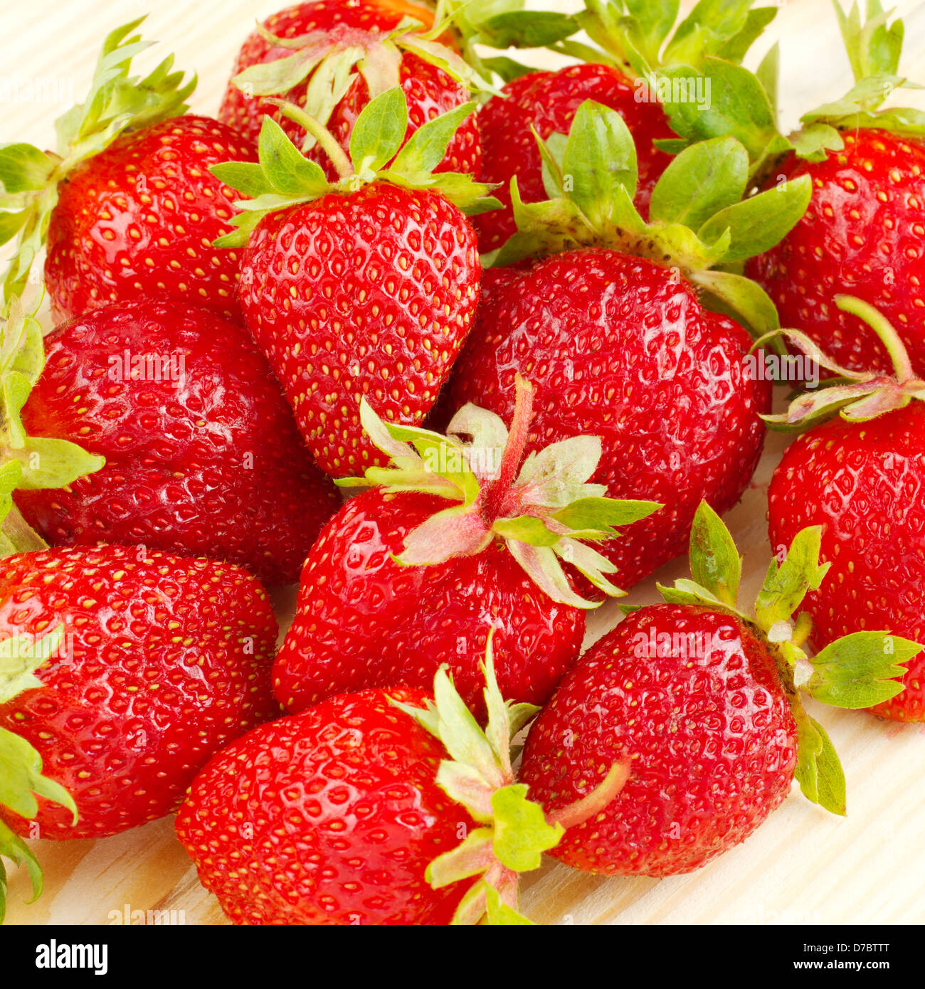 Juicy ripe big red strawberries hi-res stock photography and images - Alamy