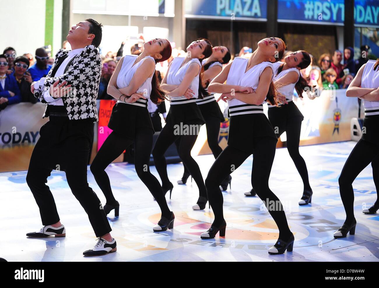 New York, USA. 3rd May 2013. Psy on stage for NBC Today Show Toyota ...
