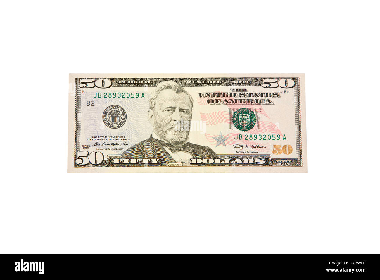 50 dollar bill Cut Out Stock Images & Pictures - Alamy