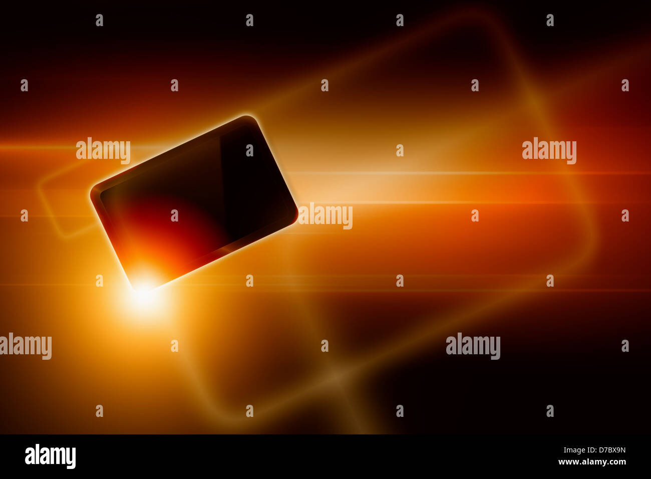 Abstract information technology background - tablet PC, smartphone ...