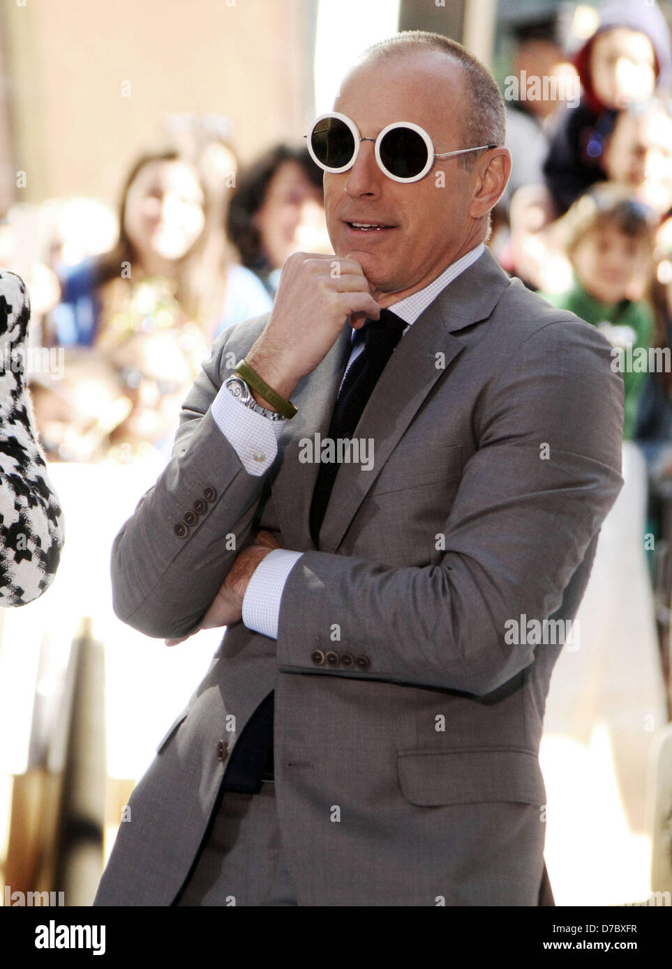 New York, USA. 3rd May 2013. 'Today' show co-anchor MATT LAUER at ...
