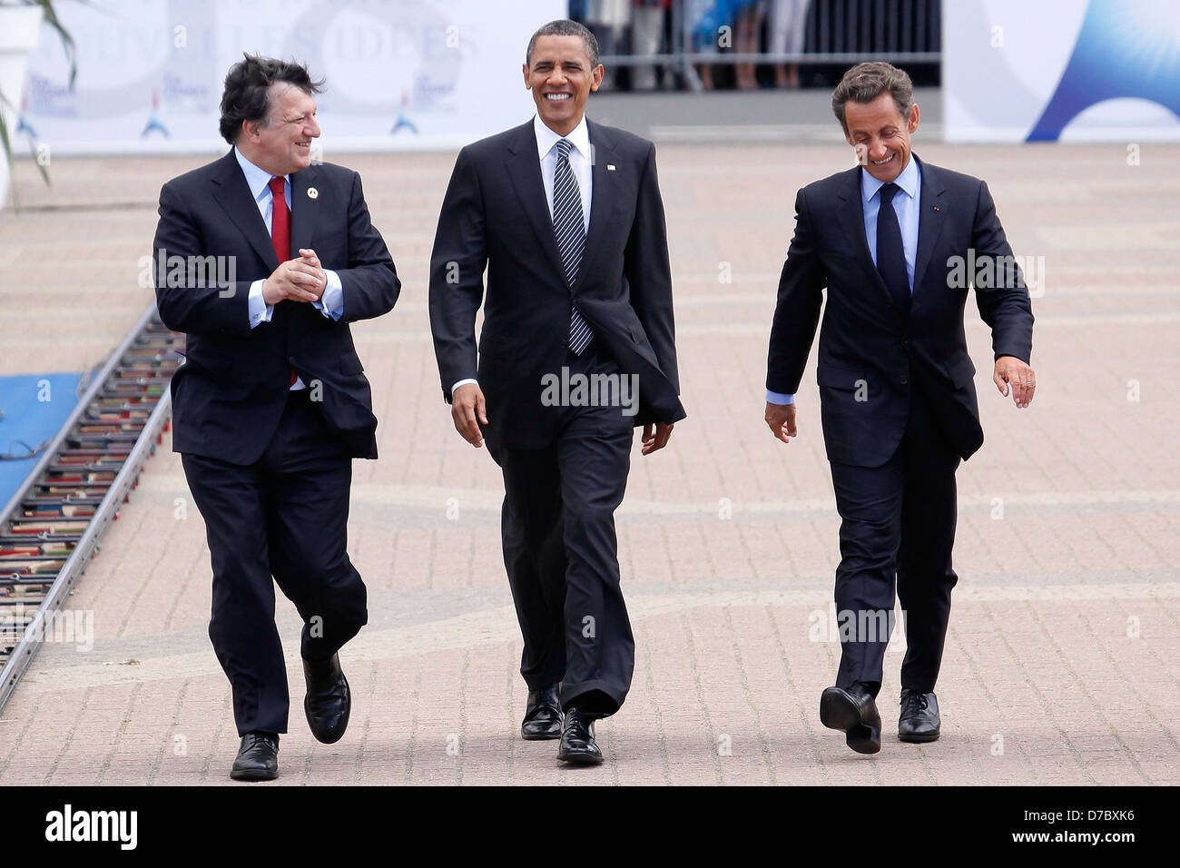 Jose Manuel Barroso, Barack Obama, Nicolas Sarkozy Foreign leaders and ...