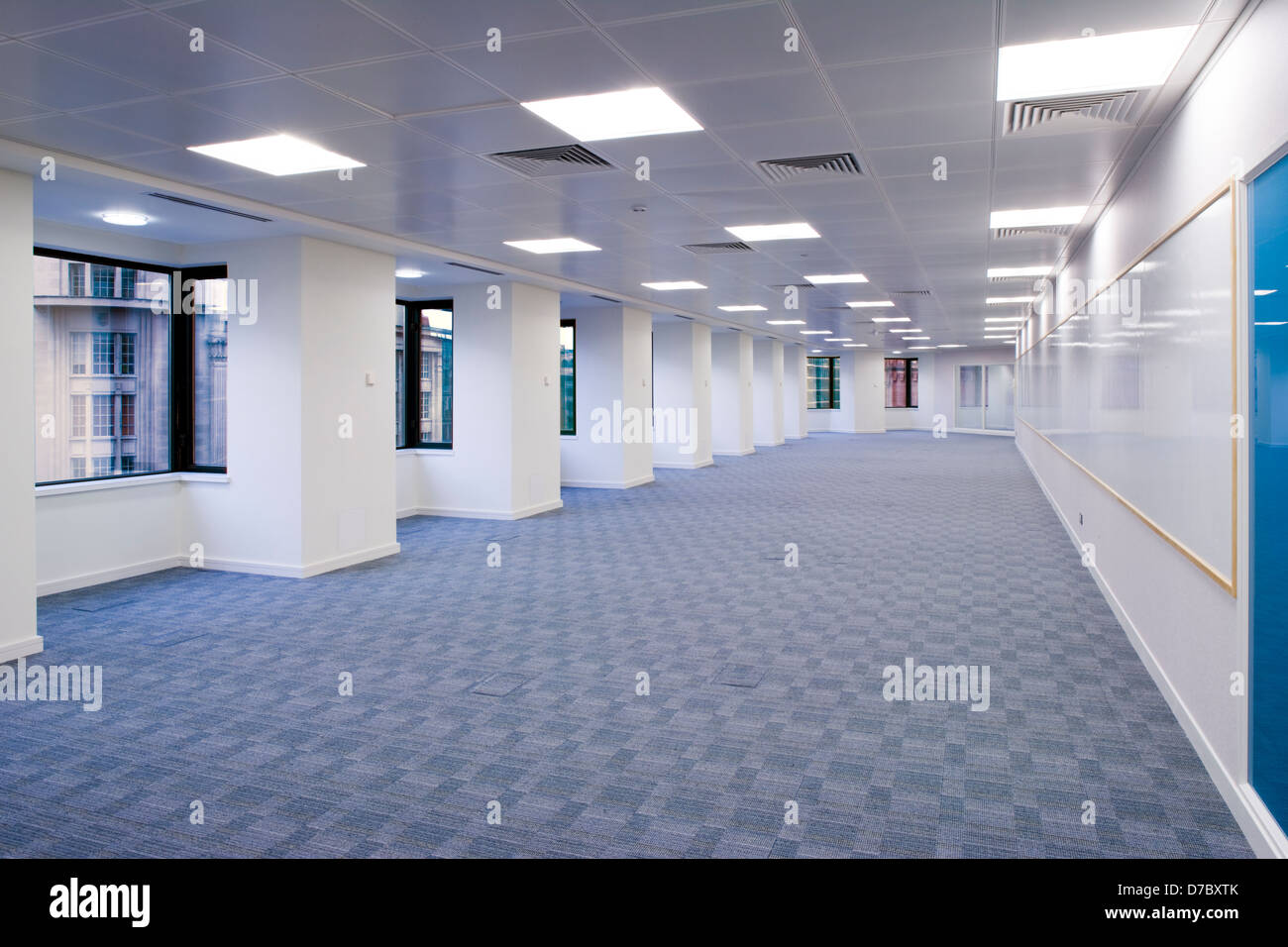 Empty Office Interior Stock Photo - Alamy