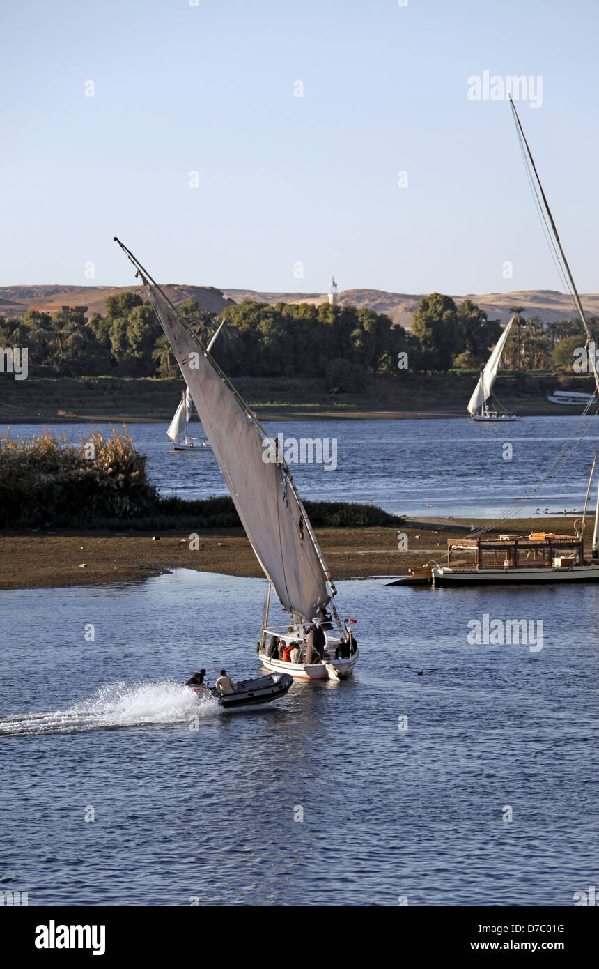 Egypt river speed boat hi-res stock photography and images - Alamy