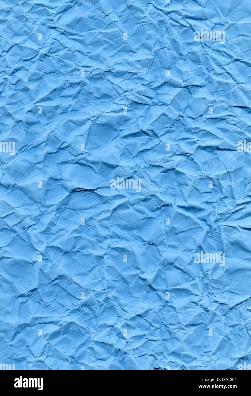 Texture of baby blue crumpled fiber paper. Scanned at 800dpi using a ...