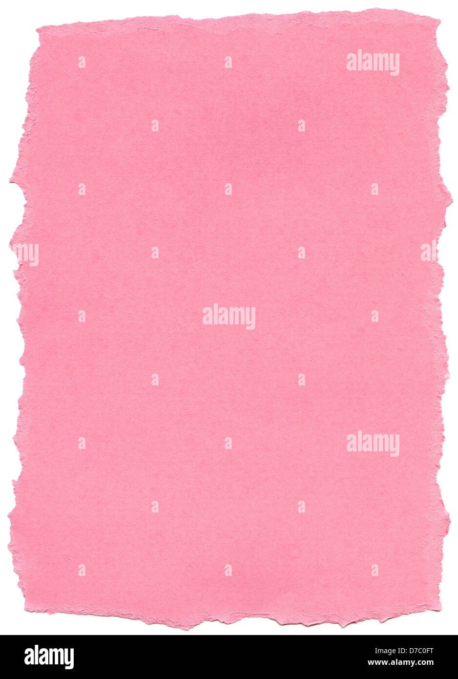 Texture of dark pink fiber paper with torn edges. Scanned at 800dpi ...