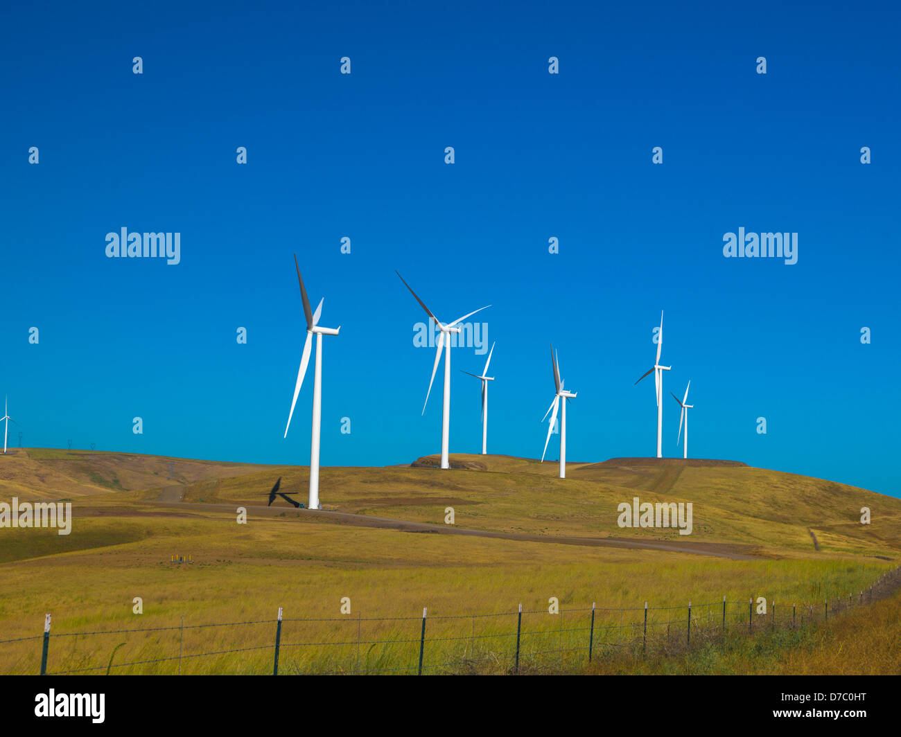 Wind Turbines;Washington Usa Stock Photo - Alamy