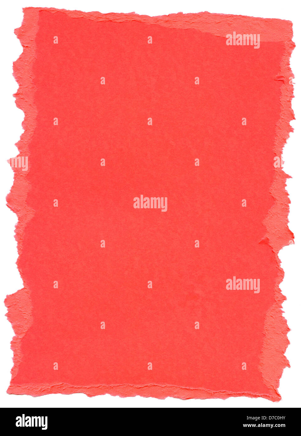 Texture of dark pink fiber paper with torn edges. Scanned at 800dpi ...