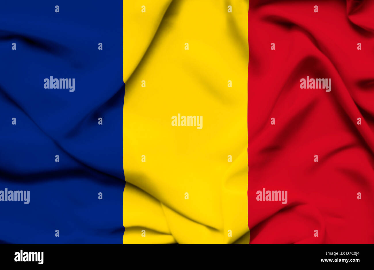Romania waving flag Stock Photo - Alamy