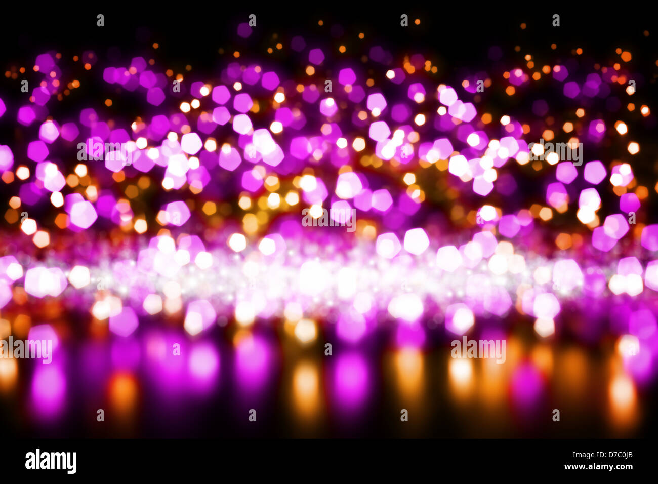 Abstract celebration background - bright blurred colorful lights, party ...
