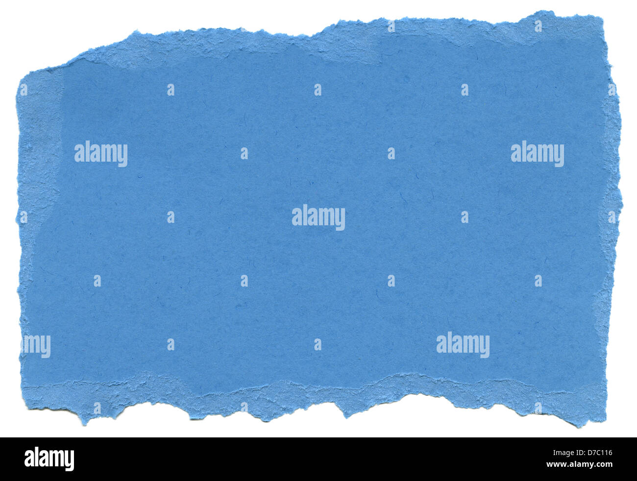 Texture of baby blue fiber paper with torn edges. Scanned at 1200dpi ...