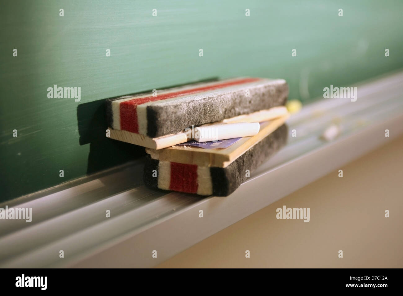 Close-Up Of Chalkboard Erasers;Ontario Canada Stock Photo - Alamy