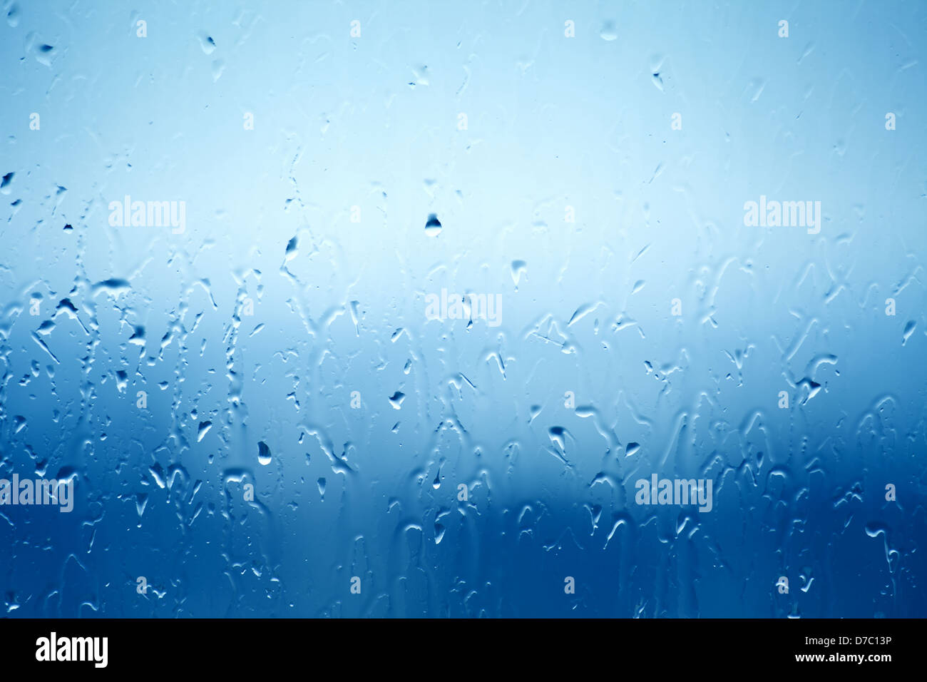 Drops of water on window glass, rainy weather Stock Photo - Alamy