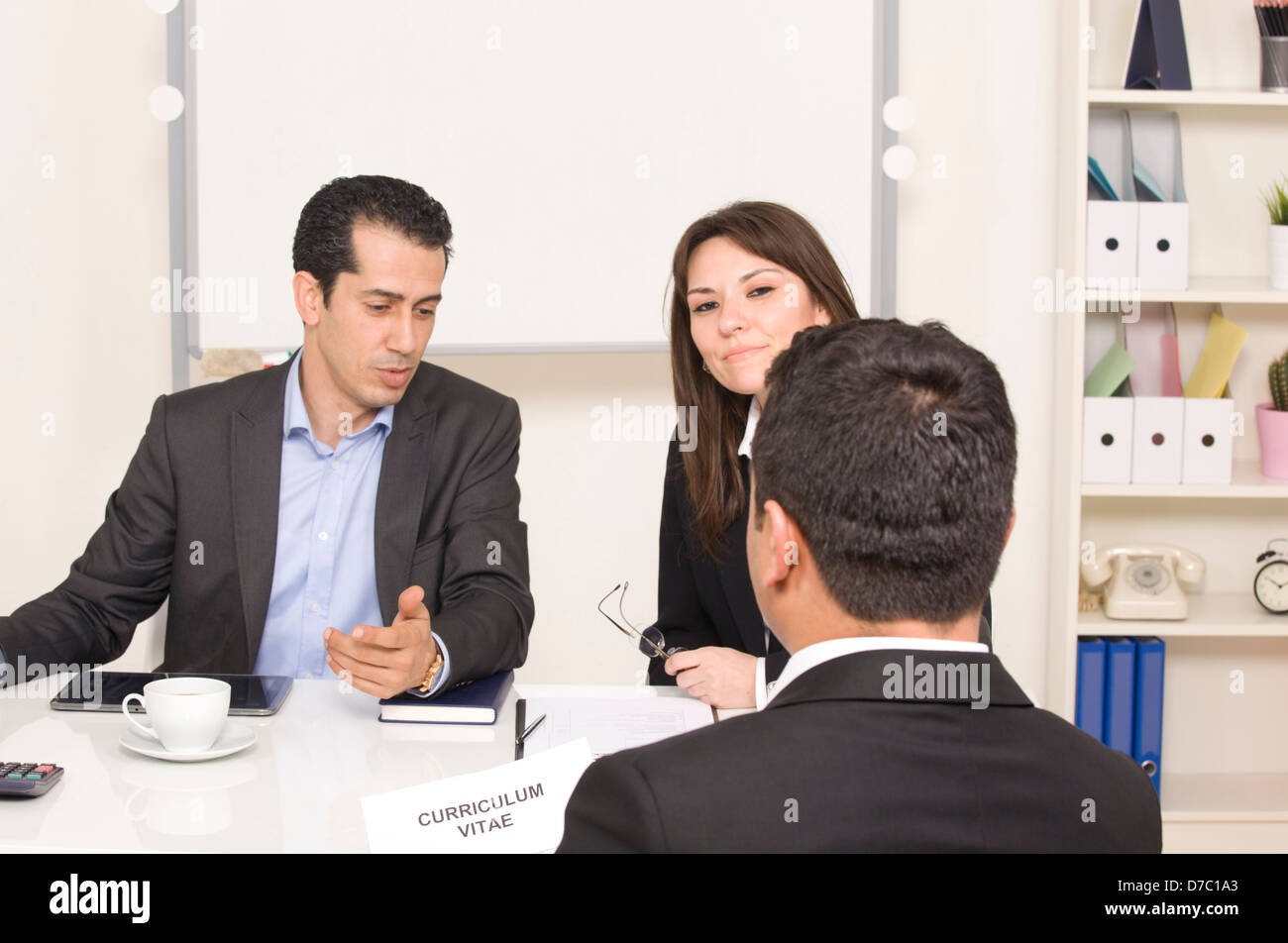 Interview interviewer hi-res stock photography and images - Alamy