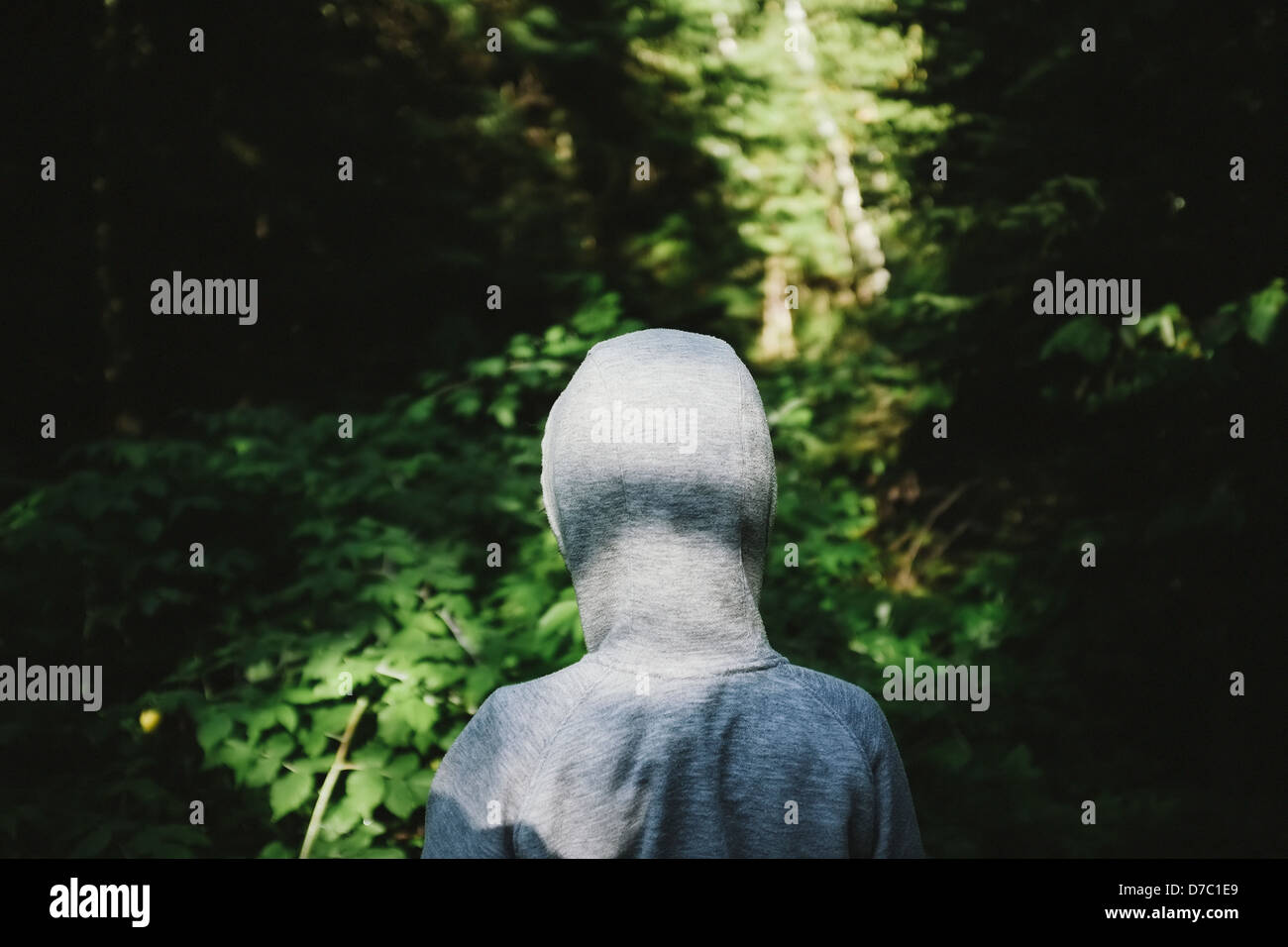 Teen boy isolated rear view hi-res stock photography and images - Alamy