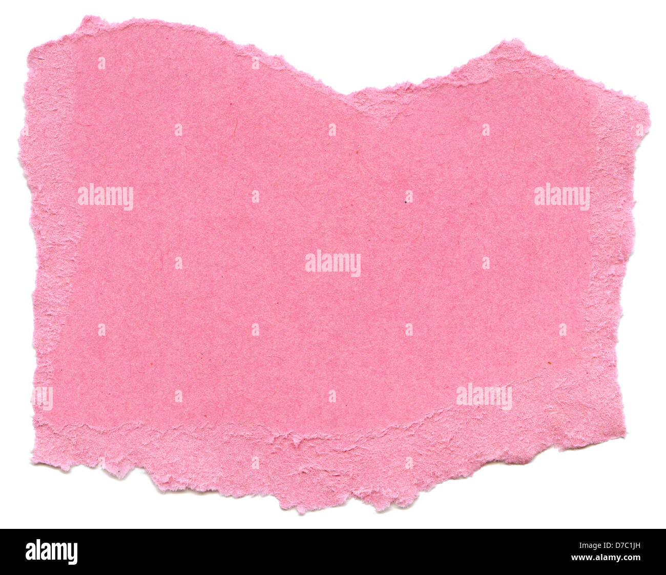 Texture of dark pink fiber paper with torn edges. Scanned at 2400dpi ...