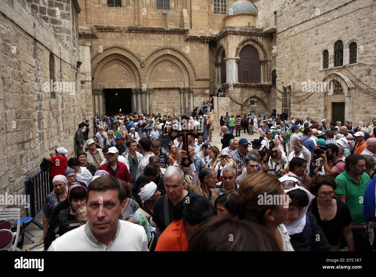 Jerusalem, Palestinian Territory. 3rd May 2013. Christian Orthodox ...