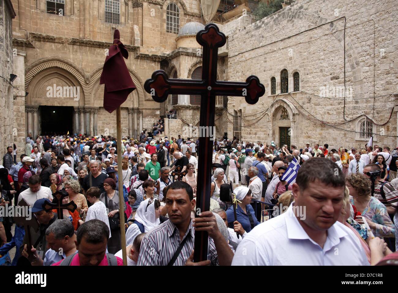 Jerusalem, Palestinian Territory. 3rd May 2013. Christian Orthodox ...