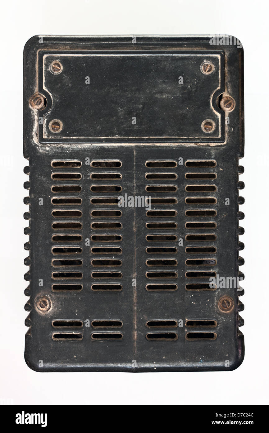 Old electronic equipment - stabilizer device Stock Photo - Alamy