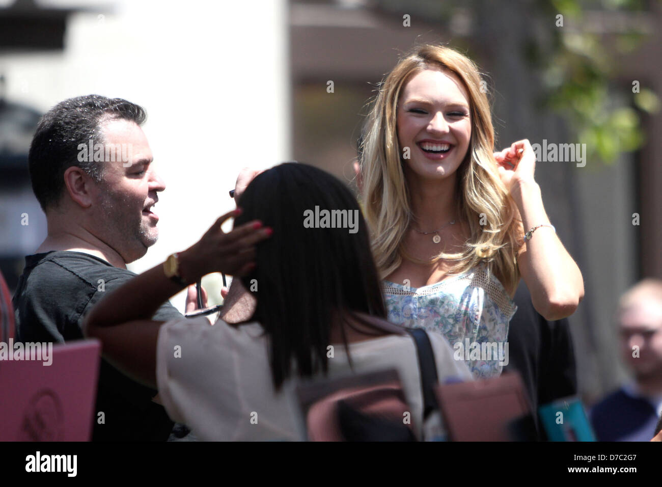 Candice Swanepoel Victoria's Secret 'Angel' Models are seen while on ...