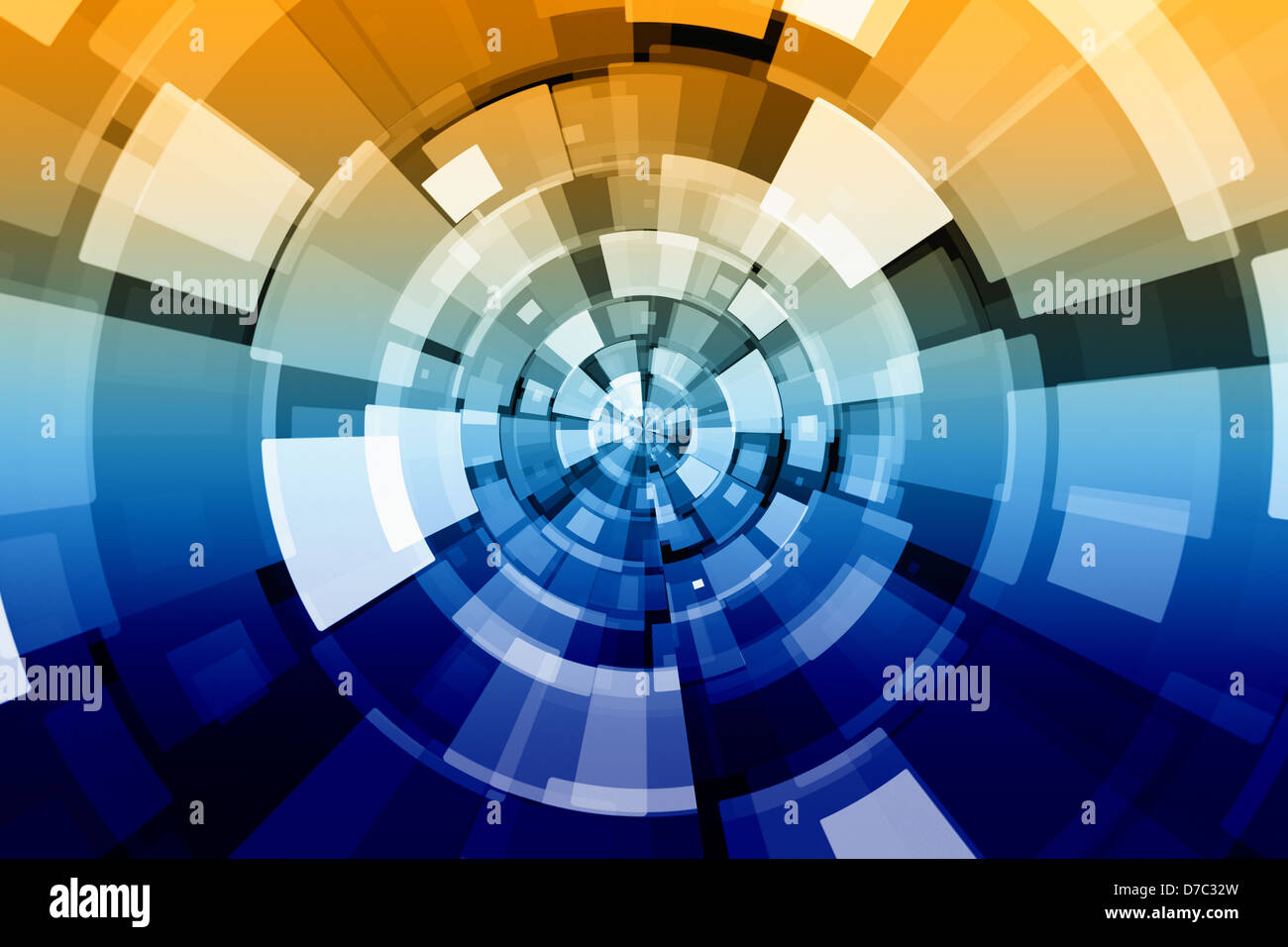 Abstract background - colored concentric segments Stock Photo - Alamy