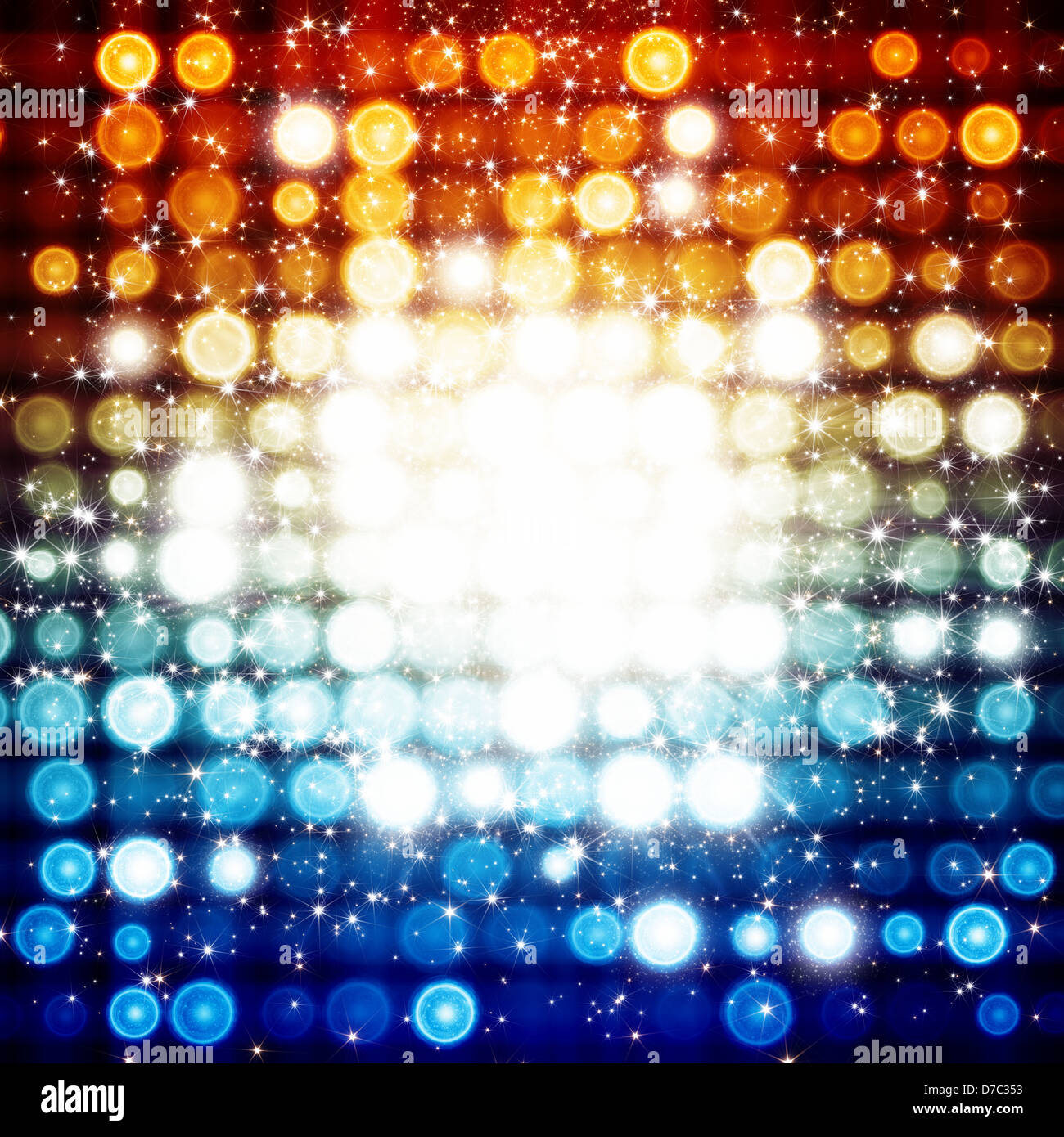 Abstract celebration background - bright colorful lights, stars - party ...