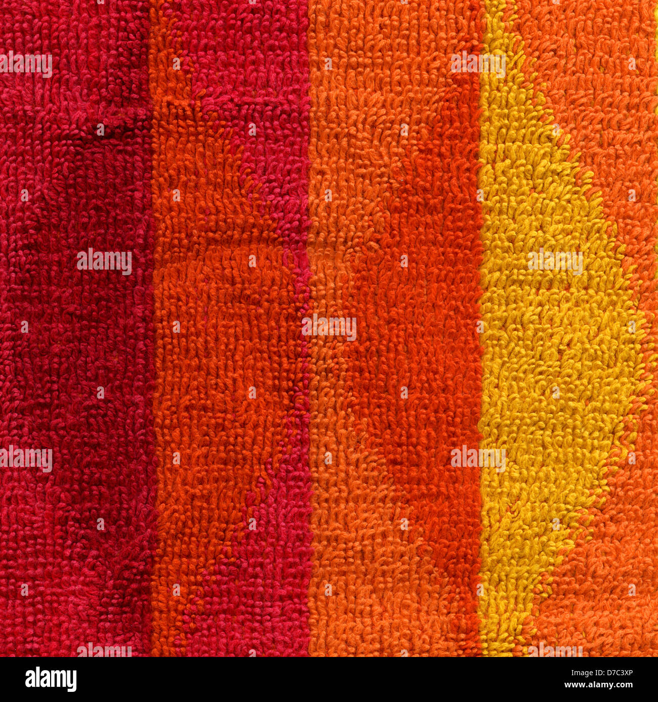 High resolution close up pink red orange yellow towel cloth. Scanned at ...