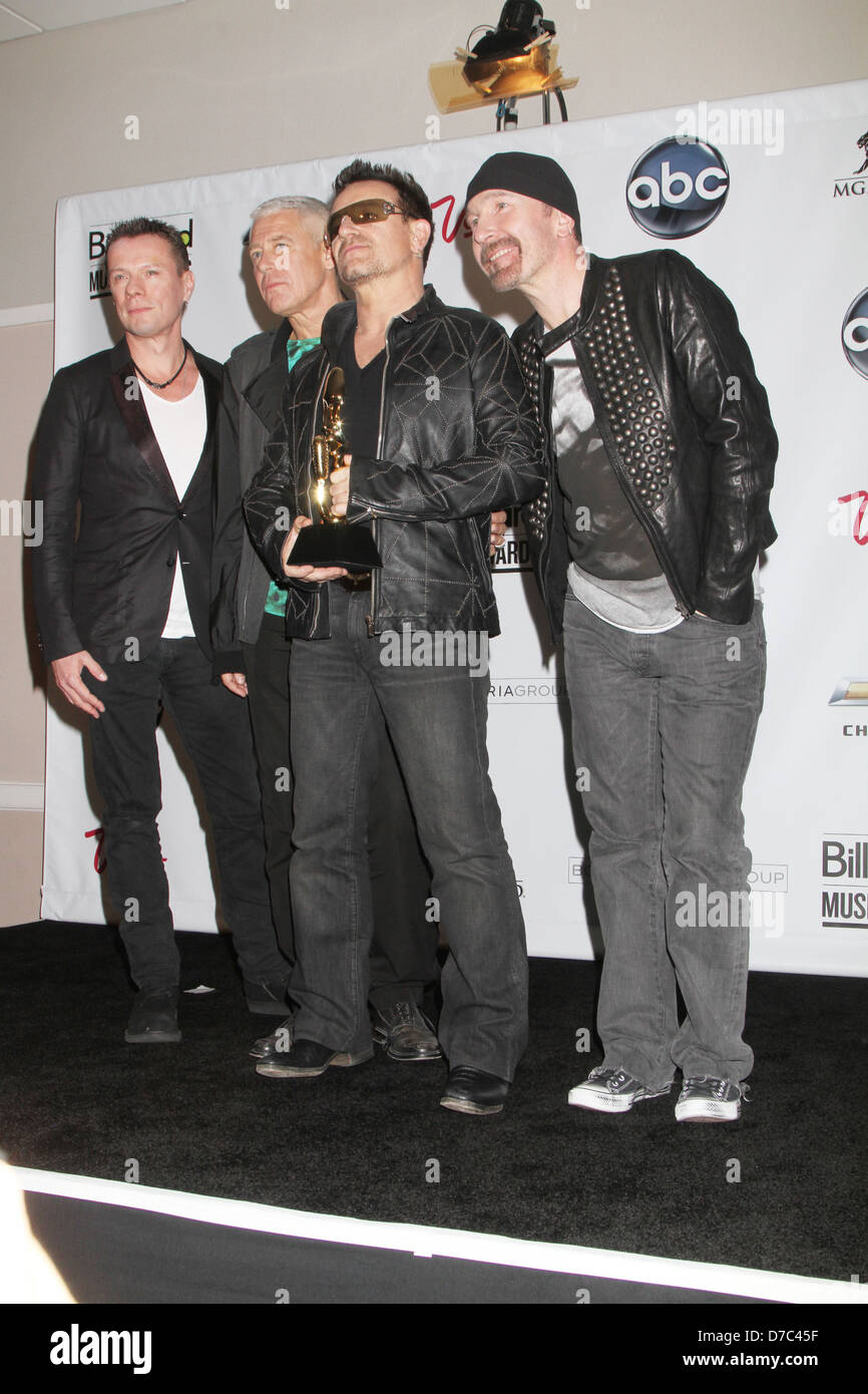 U2 (Larry Mullen Jr, Adam Clayton, Bono and The Edge) at the 2011 ...