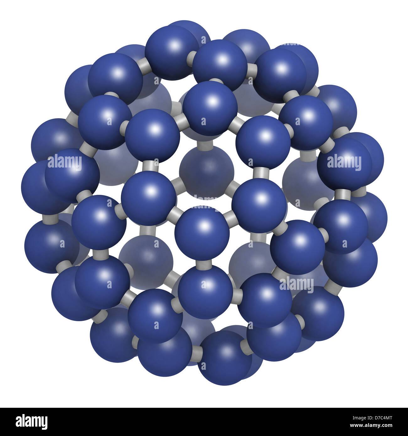 Buckminsterfullerene c60 molecule Cut Out Stock Images & Pictures - Alamy
