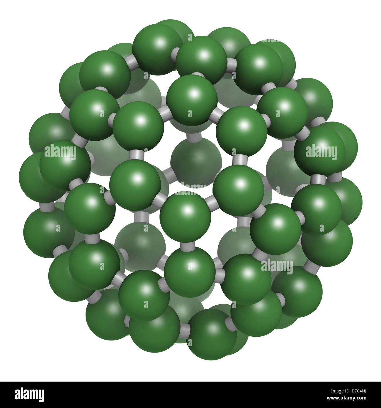 Buckminsterfullerene c60 molecule Cut Out Stock Images & Pictures - Alamy