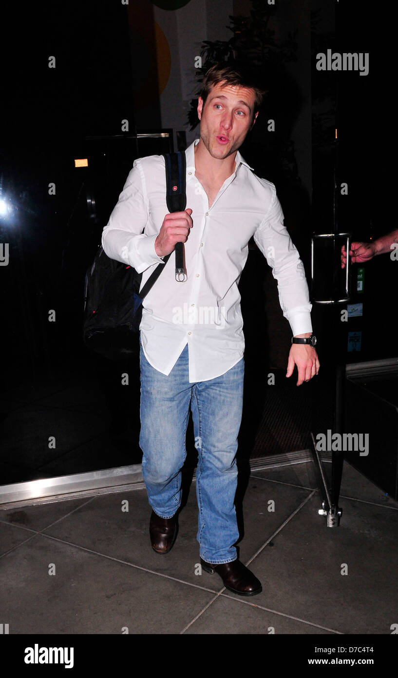Jake Pavelka Celebrities leaving the Lemon Basket Restaurant Los ...