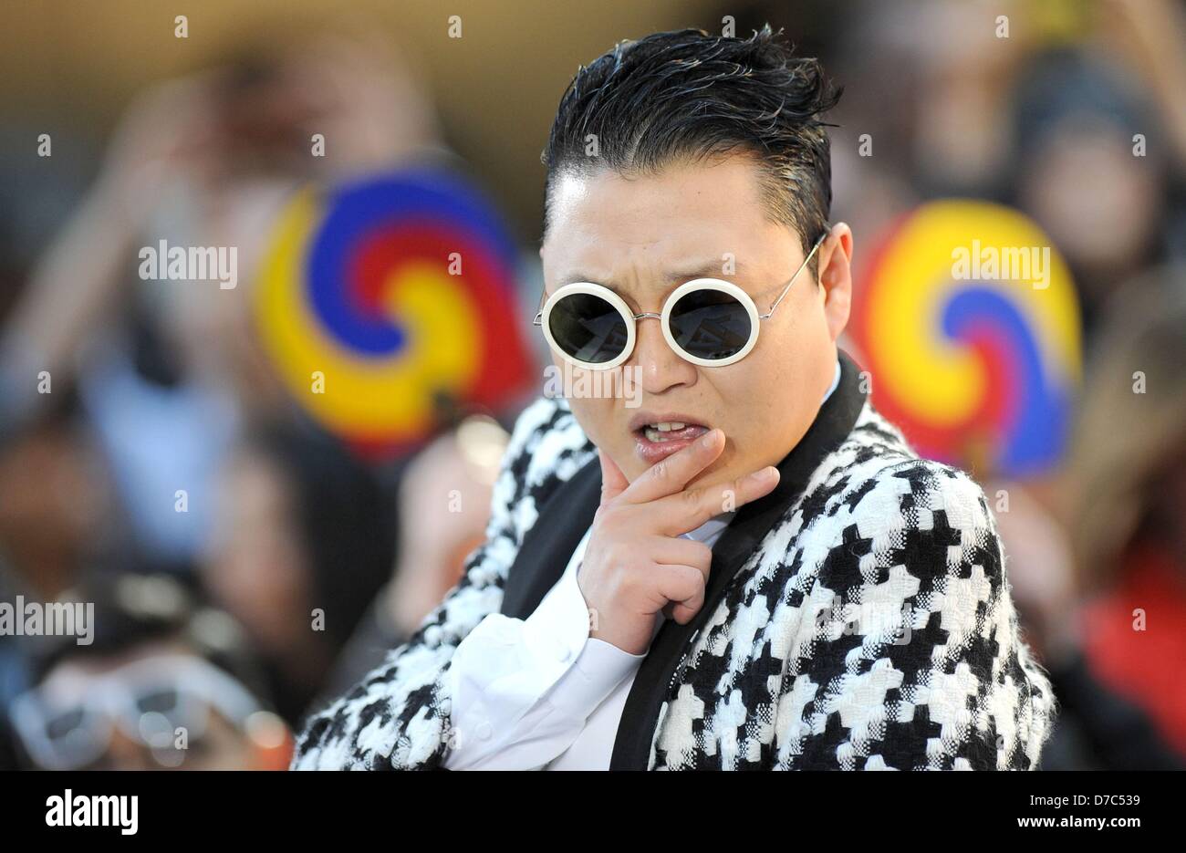 New York, USA. 3rd May 2013. Psy on stage for NBC Today Show Toyota ...