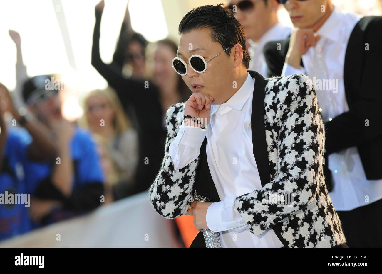 New York, USA. 3rd May 2013. Psy on stage for NBC Today Show Toyota ...
