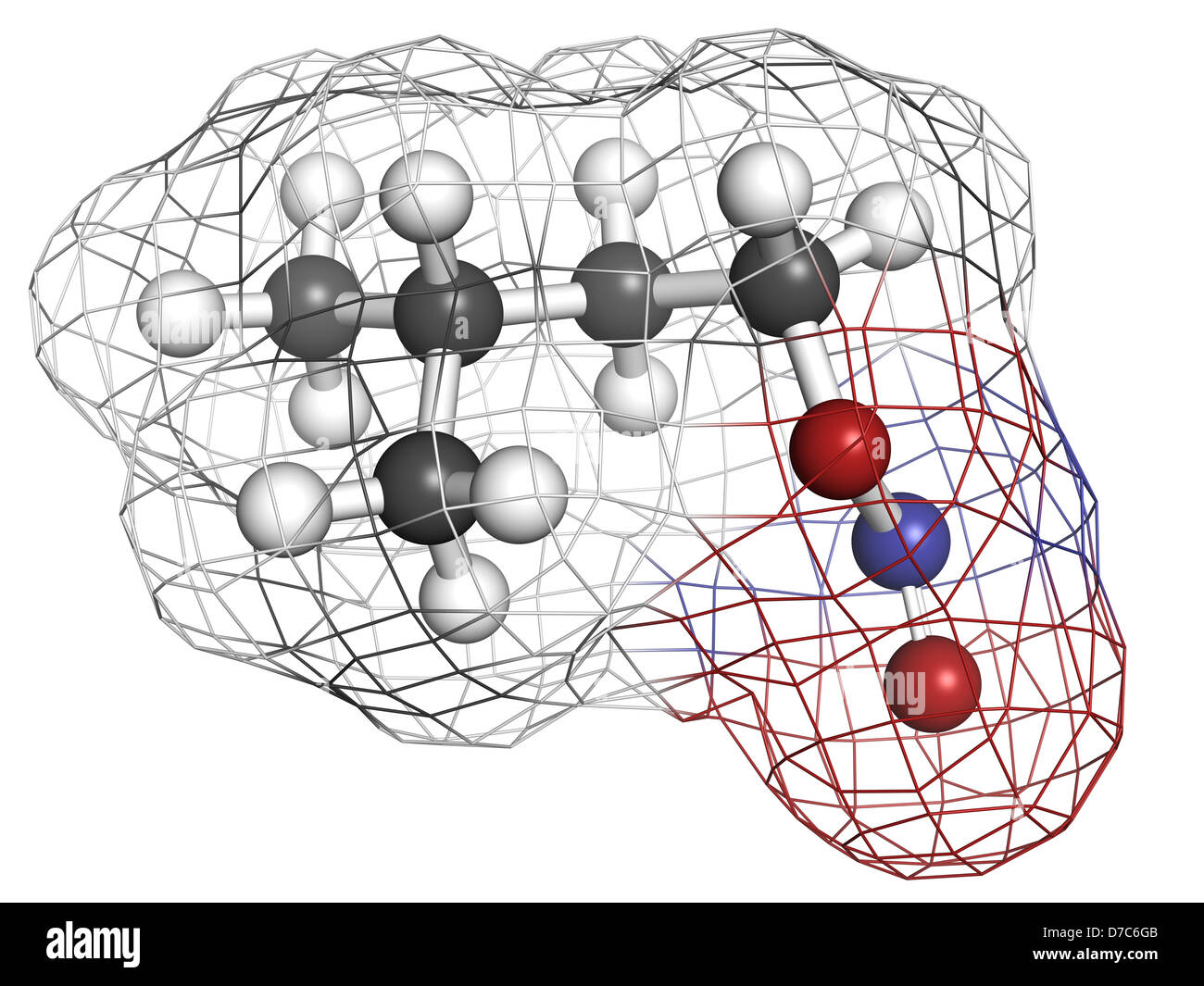 Isoamyl nitrite alkyl nitrite molecular hi-res stock photography and ...