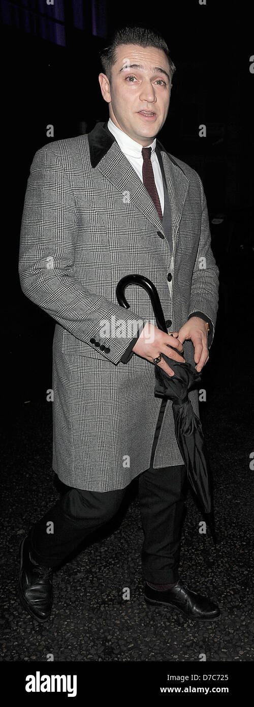 Reg Traviss leaving the Playboy Club at 3.40am, seconds after Dita Von ...