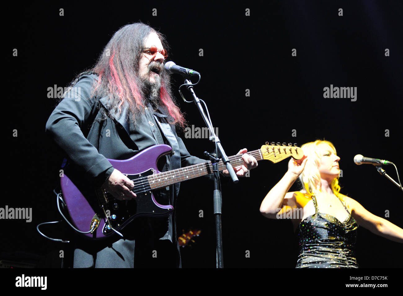 Roy Wood (of Wizard) performing live at the LG Arena in Birmingham ...