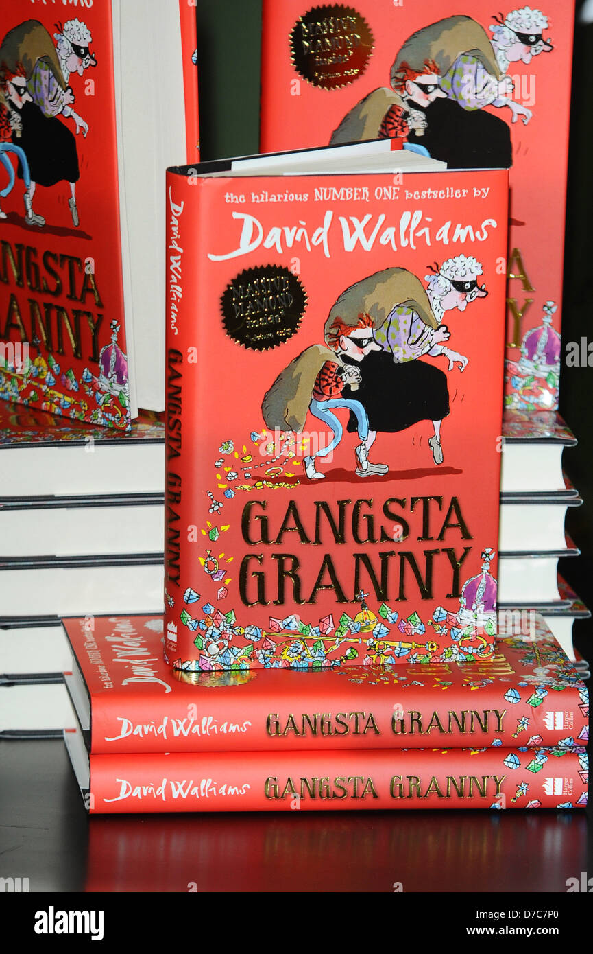 David Walliams signs copies of his children's novel 'Gangsta Granny' at ...
