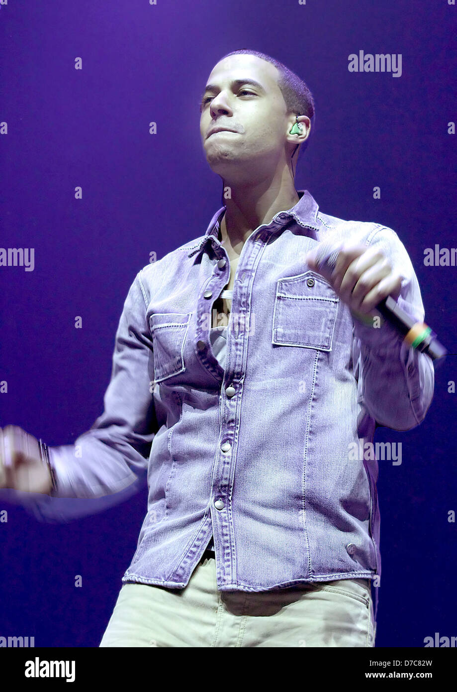 Marvin Humes of JLS performing live during Radio City Live at Liverpool ...