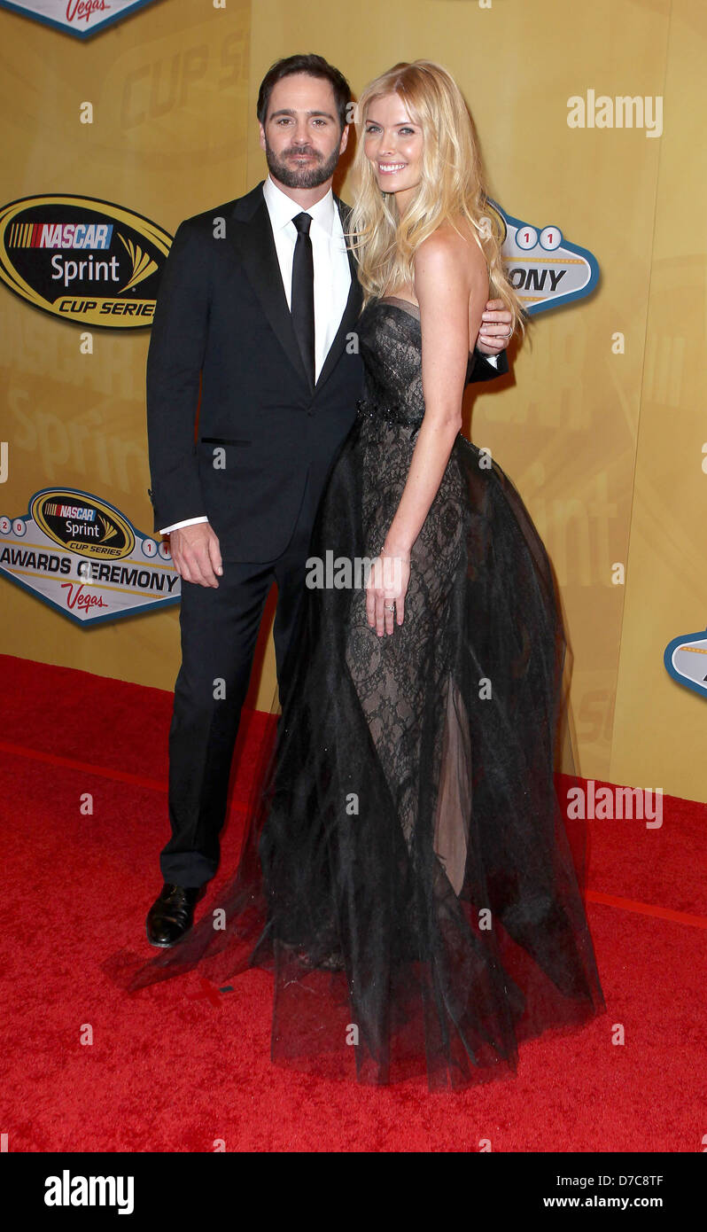 Jimmy Johnson, Chandra Johnson 2011 Nascar Sprint Cup Series Awards ...