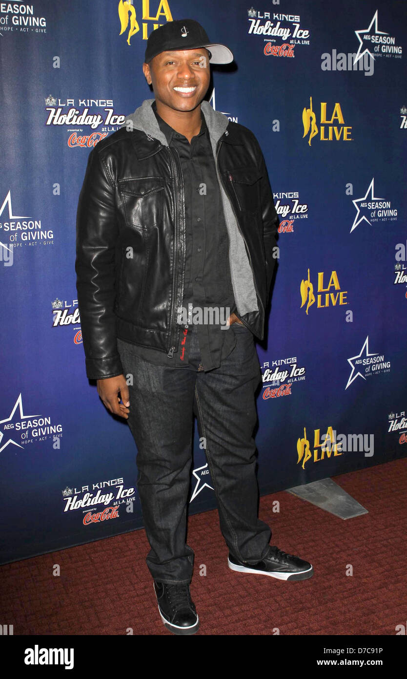 Javier Colon The 4th annual holiday Christmas tree lighting ceremony at ...