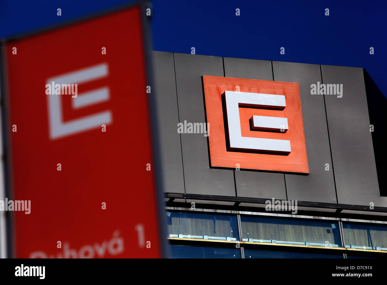 CEZ logo, sign Czech energy distributor Stock Photo - Alamy