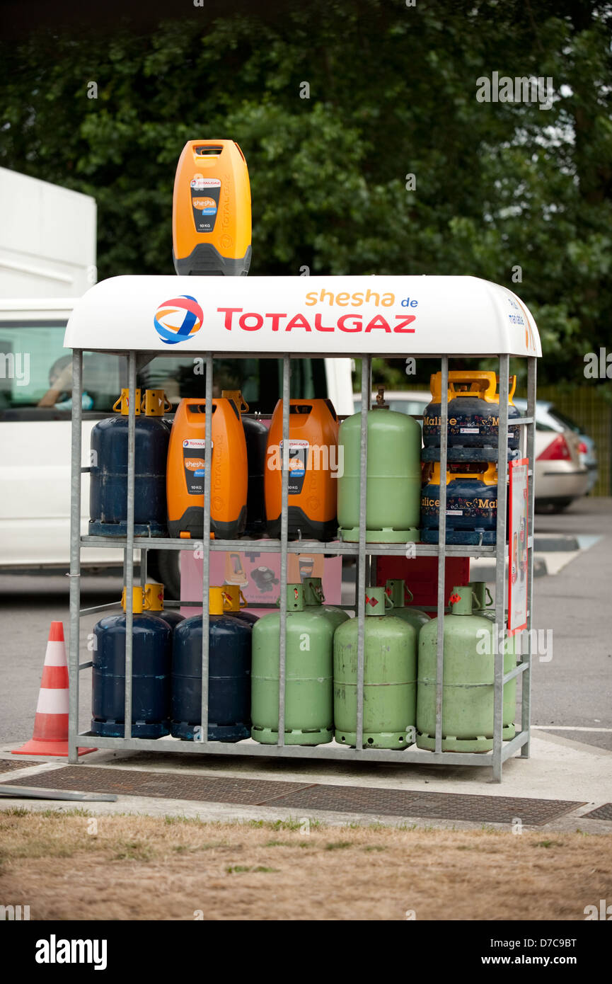 TotalGaz Gas LPG Etaples France Europe EU Stock Photo - Alamy