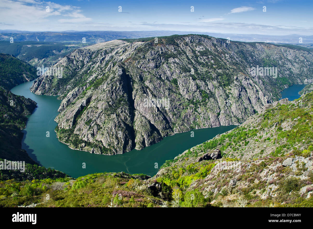 The Sil river canyon in Galicia , Spain Stock Photo - Alamy