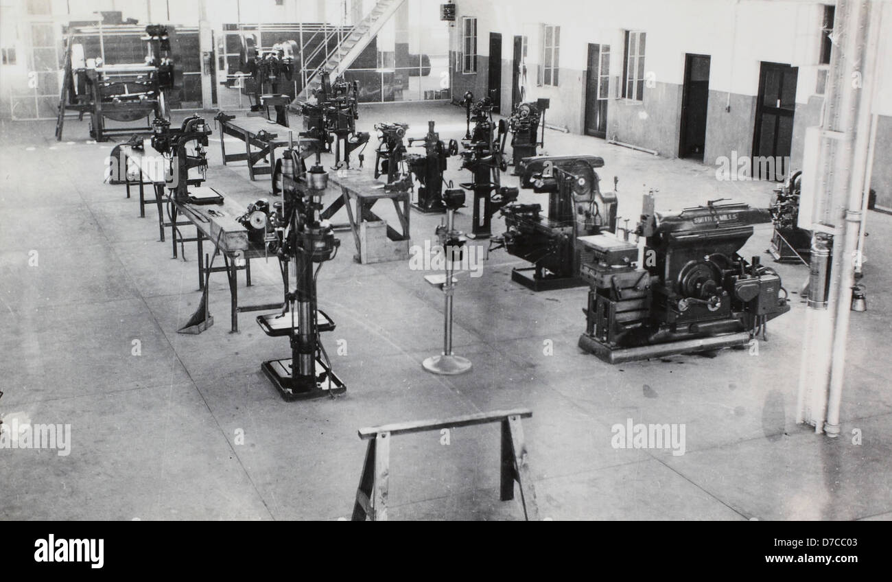 The 'Factory Floor' image portrays the assembly process of military ...
