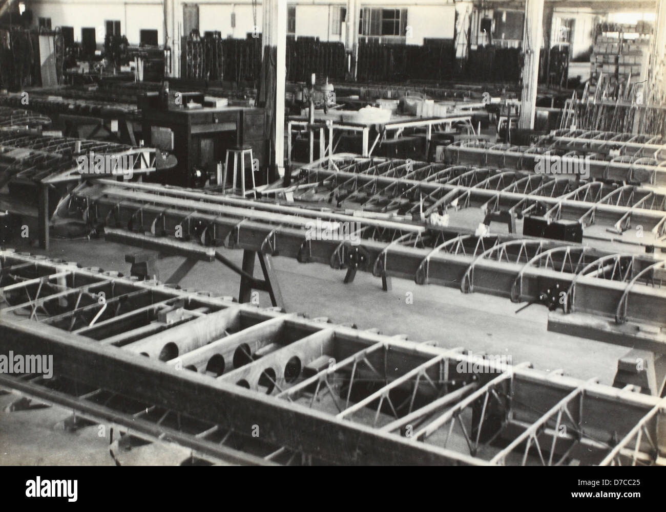This image depicts the interior of a factory involved in the production ...
