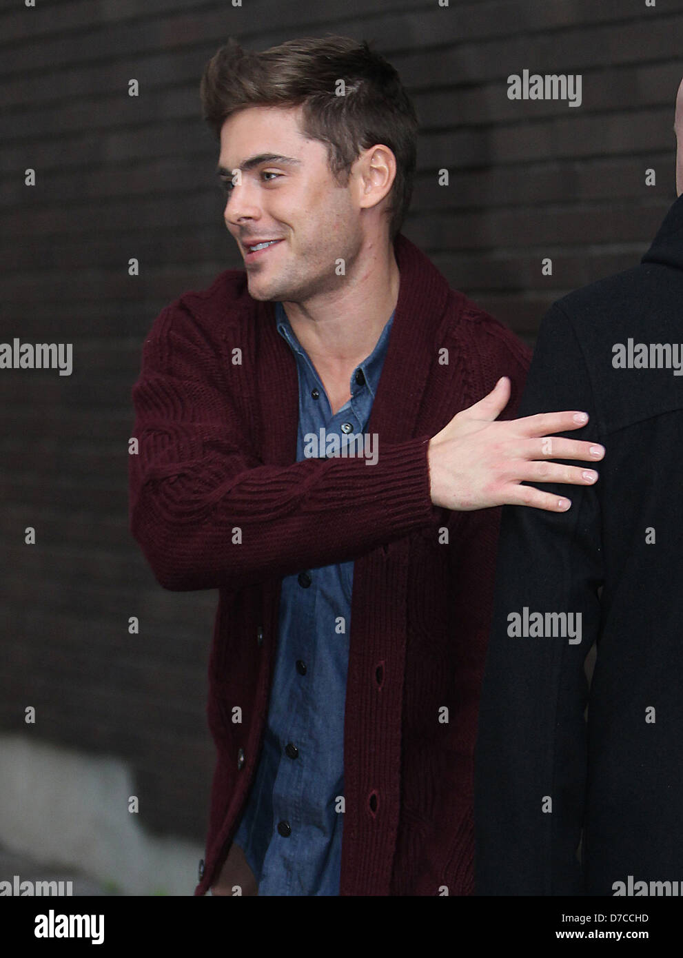 Zac efron at the itv studios london hi-res stock photography and images ...