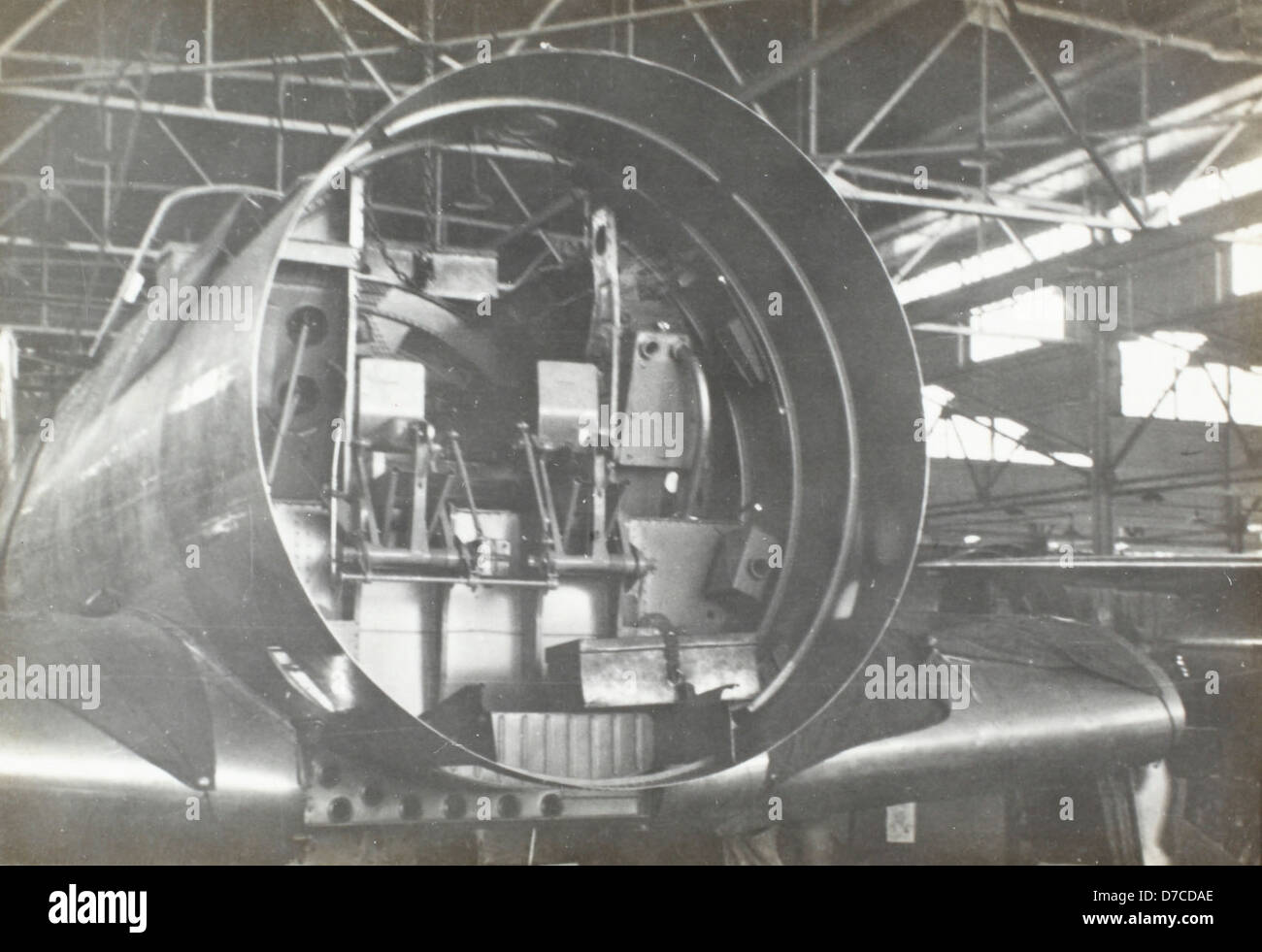 This image showcases the intricate process of propeller construction ...